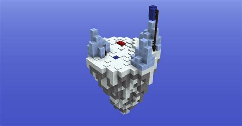 Bedwars Map 4x14x24x3 Ice Islands Free Download Minecraft Map