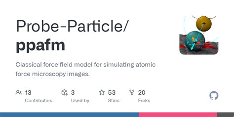 Github Probe Particle Ppafm Classical Force Field Model For Simulating Atomic Force