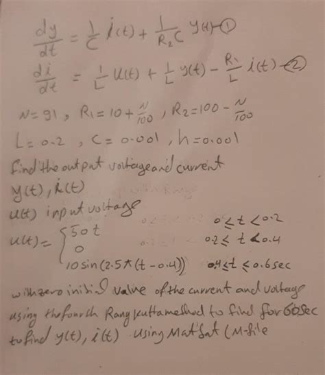 Solved Could You Solve This Two Equations By Using Range