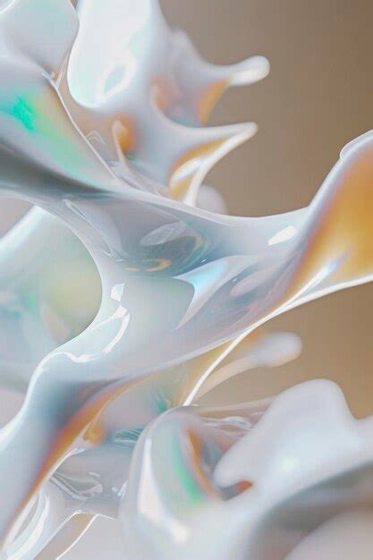 Premium Photo 3d Macro Perspective Of Floating Organic Forms Shaped Like Neurons