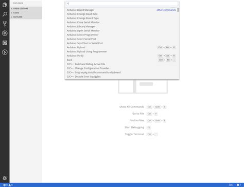 Missing Commands · Issue 894 · Microsoftvscode Arduino · Github