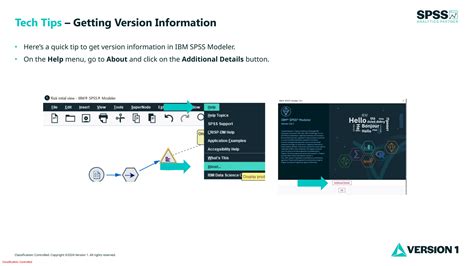 Getting Version Information In Ibm Spss Modeler New Branding Pptx