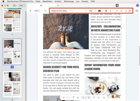 PDF in InDesign für Mac OS X bearbeiten PDF Editor Mac