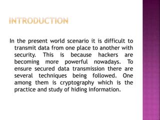Security Using Colors And Armstrong Numbers By Sravanthi Lollypop PPT