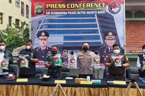 Polres Jakarta Barat Musnahkan 60 Kg Sabu Dan 101000 Pil Ekstasi