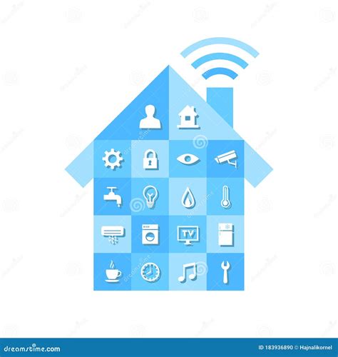 Home And Building Automation Concept Stock Vector Illustration Of