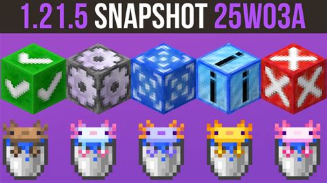 Snapshot 25w03a Testing Blocks Component Driven Textures And More