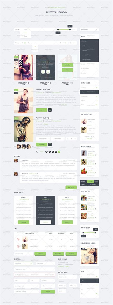 Ui Modules For Build Websites By Angelbi88 Graphicriver