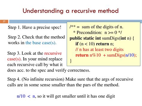 Ppt 1 Title Understanding Recursion And Stack Frames In Java 2 Summary This