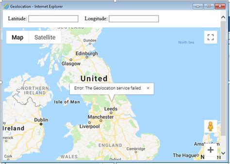 Get Current Geolocation