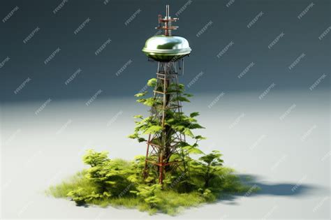 Premium Photo Telecommunication Tower Of 4g And 5g Cellular Base Station Or Base Transceiver