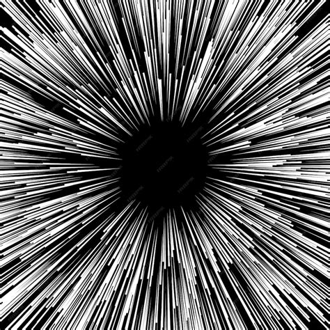 Sun Star Burst Monochrome Radial Ray Line Background Abstract Anime Graphic Speed Frame Motion