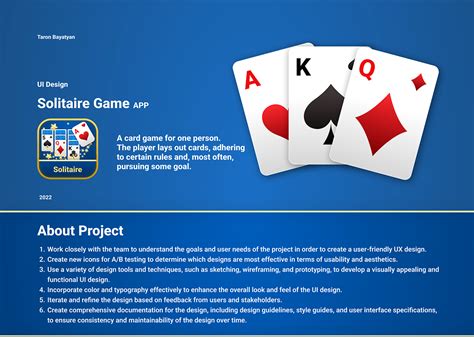 Ui Design For Solitaire Game On Behance