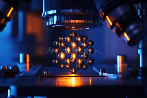 Advanced Microscopy Reveals Intricate Structures Of A Molecular Model In A Lab Setting Stock