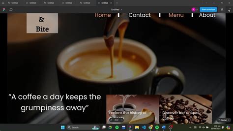 Ui Web Design For Coffee Shop Using Figma Muhammad Ali Posted On The
