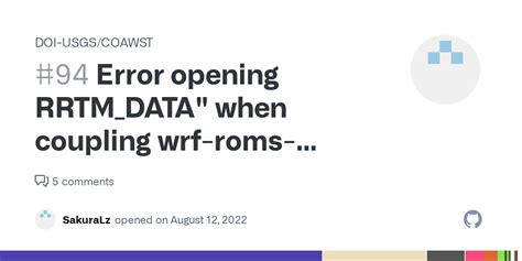 error opening rrtm data when coupling wrf roms swan · issue 94 · doi