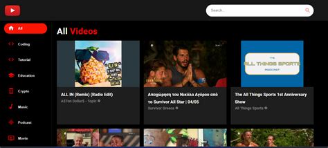 Github Codewithnadeem14502 Tutorialhub About Youtube Clone Made Using React Material Ui