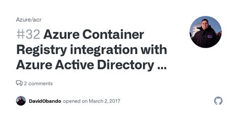 Azure Container Registry Integration With Azure Active Directory Doc In Progress Issue 32