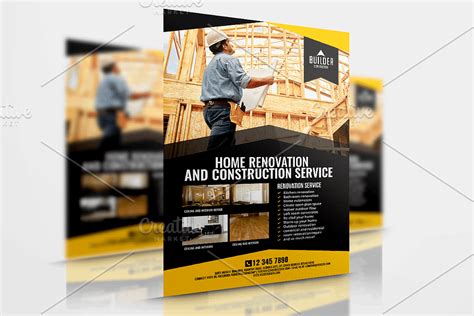 Construction And Building Flyer Creative Flyer Templates ~ Creative