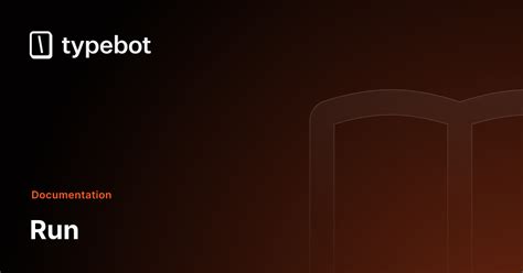 run typebot docs