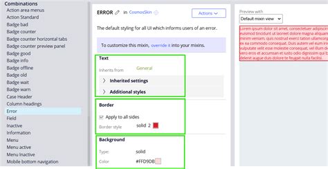 Ui Skin Formats And Mixins In Pega Myknowtech