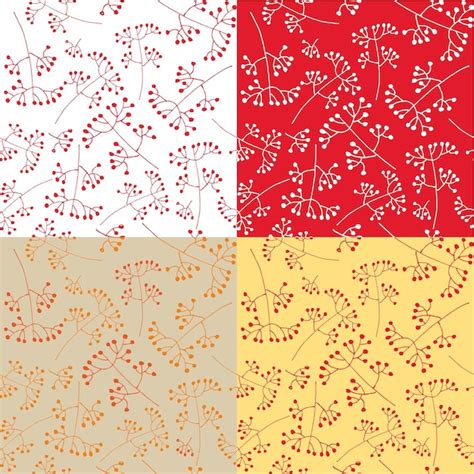 Premium Vector Floral Seamles Pattern
