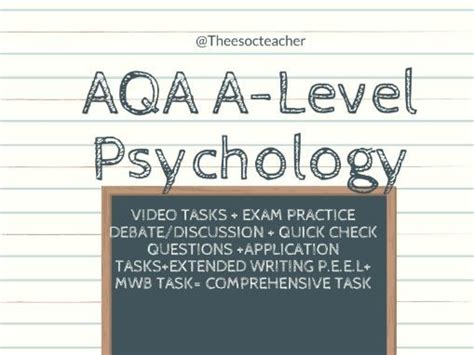 Psychology Reliability And Validity Aqa Teaching Resources