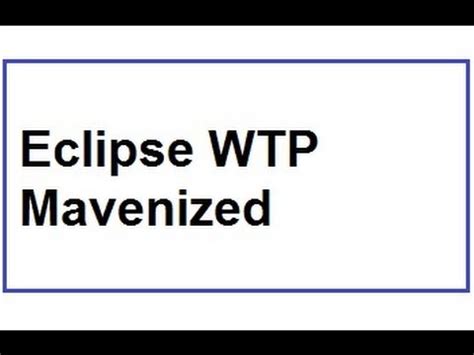 Creating Dynamic Web Project In Eclipse Using Maven YouTube