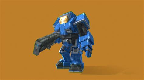 Blockbench Starcraft Space Marine 3d Model By Mexbotarts F7d1e5e