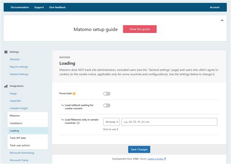 matomo integration for wordpress wp full picture
