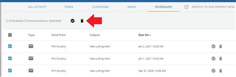 Delete A Scheduled Email Liondesk