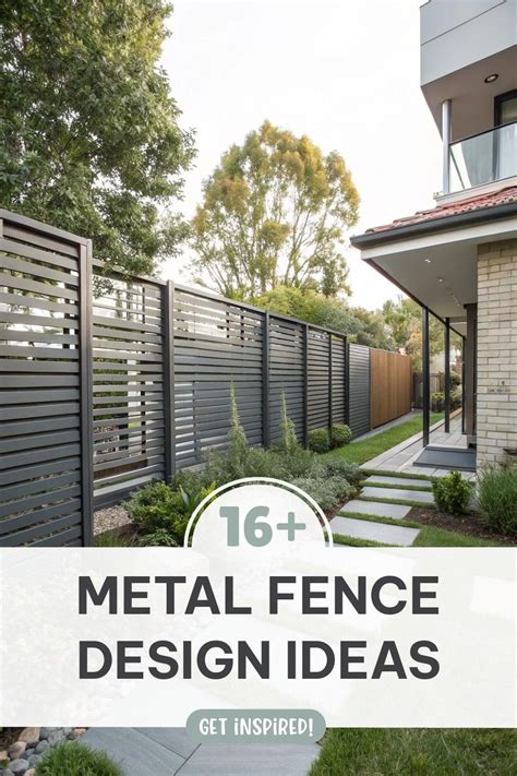 16 Stylish Metal Fence Design Ideas In 2025 Fence Design House