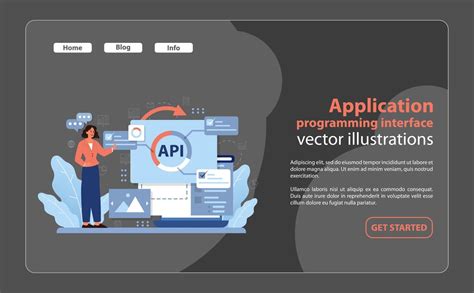 Api Integration And Development 41176232 Vector Art At Vecteezy