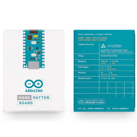 原廠公司貨 Arduino Nano Matter 開發板 智慧家居 已焊針腳 義大利製 台灣物聯科技 Taiwaniot