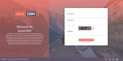 Suitecrm Custom Login Page Secure And Customizable Try Now