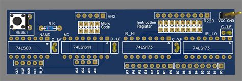 more 8bit pcbs instruction reg microcode counter reset 1x8bit