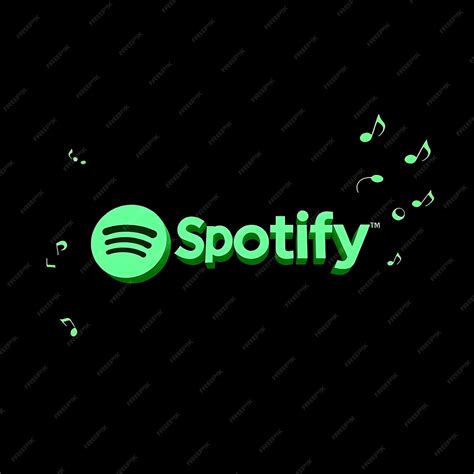 3d Render Spotify Logo Rendered In Translucent Emerald Floating