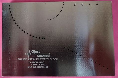 Phased Array Iiw Type B Block CS SS At Rs Piece Calibration Block In New Delhi ID