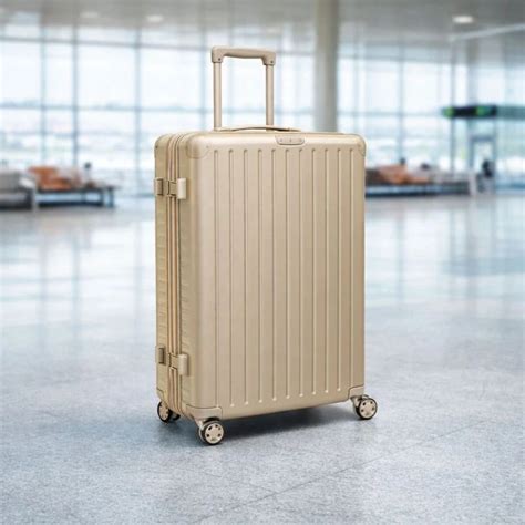 Valija Rígida De Policarbonato Con Ruedas 20 Carry On Beige — Casa And Cosas