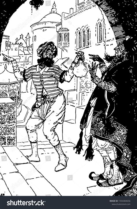 King Beggar Vintage Illustration Stock Vector Royalty Free 1934484656 Shutterstock