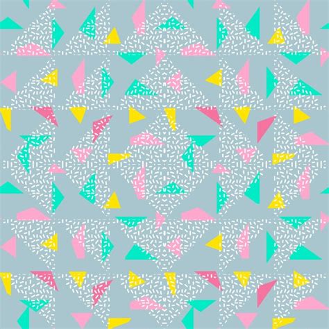 Premium Vector Seamless Triangle Pattern Abstract Background