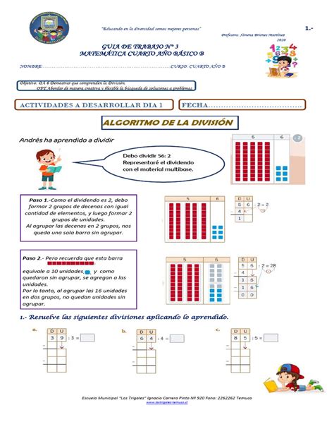 Algoritmo De La Division Descargar Gratis Pdf División Matemáticas