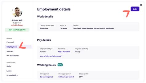 Set A Team Member S Regular Working Hours Deputy Help Center