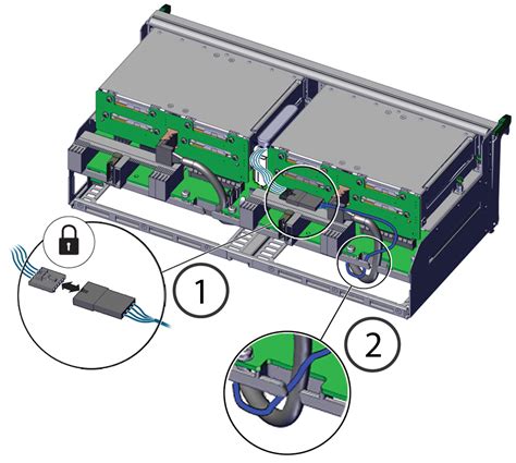 Replace The Esm Extension Cable Oracle® Server X5 8 Service Manual