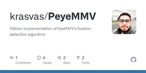 Github Krasvaspeyemmv Python Implementation Of Eyemmvs Fixation