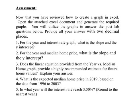 Solved Using Excel Graphing And Linear Regression In This