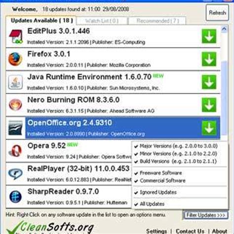 Update Notifier Alternatives And Similar Software