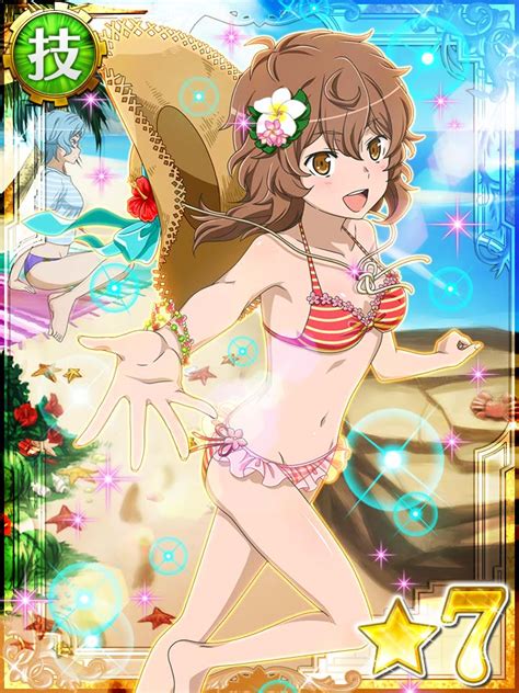 Rule 34 Asfi Al Andromeda Beach Bikini Brown Eyes Brown Hair Card