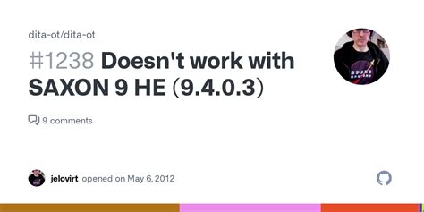 Doesnt Work With Saxon 9 He 9403 · Issue 1238 · Dita Otdita Ot