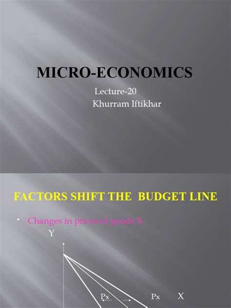 Micro Economics Lecture 20 Pdf Economic Equilibrium Demand Curve